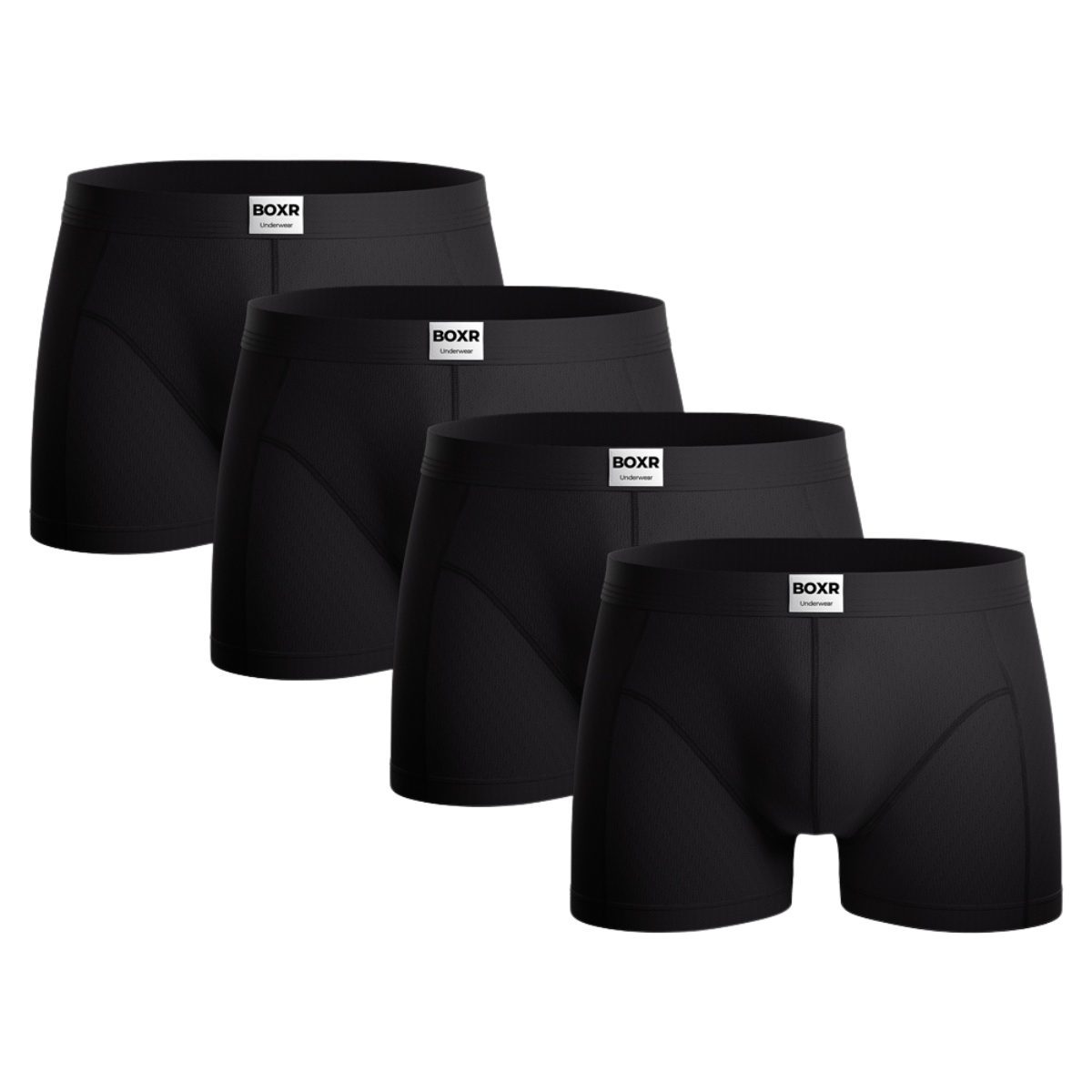 BOXR | The Classic Bamboo Boxers 4-Pack Black